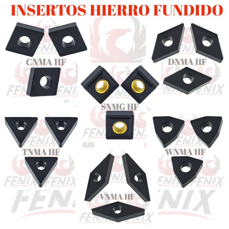 Insertos para Hierro Fundido - Insertos Fénix